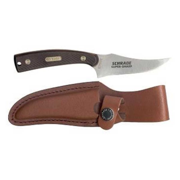 Schrade Old Timer Sharpfinger Knife & Sheath | Outback Smoke and Slice