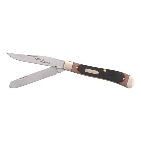 Schrade Old Timer Trapper Pocket Knife 94OTW | Outback Smoke and Slice