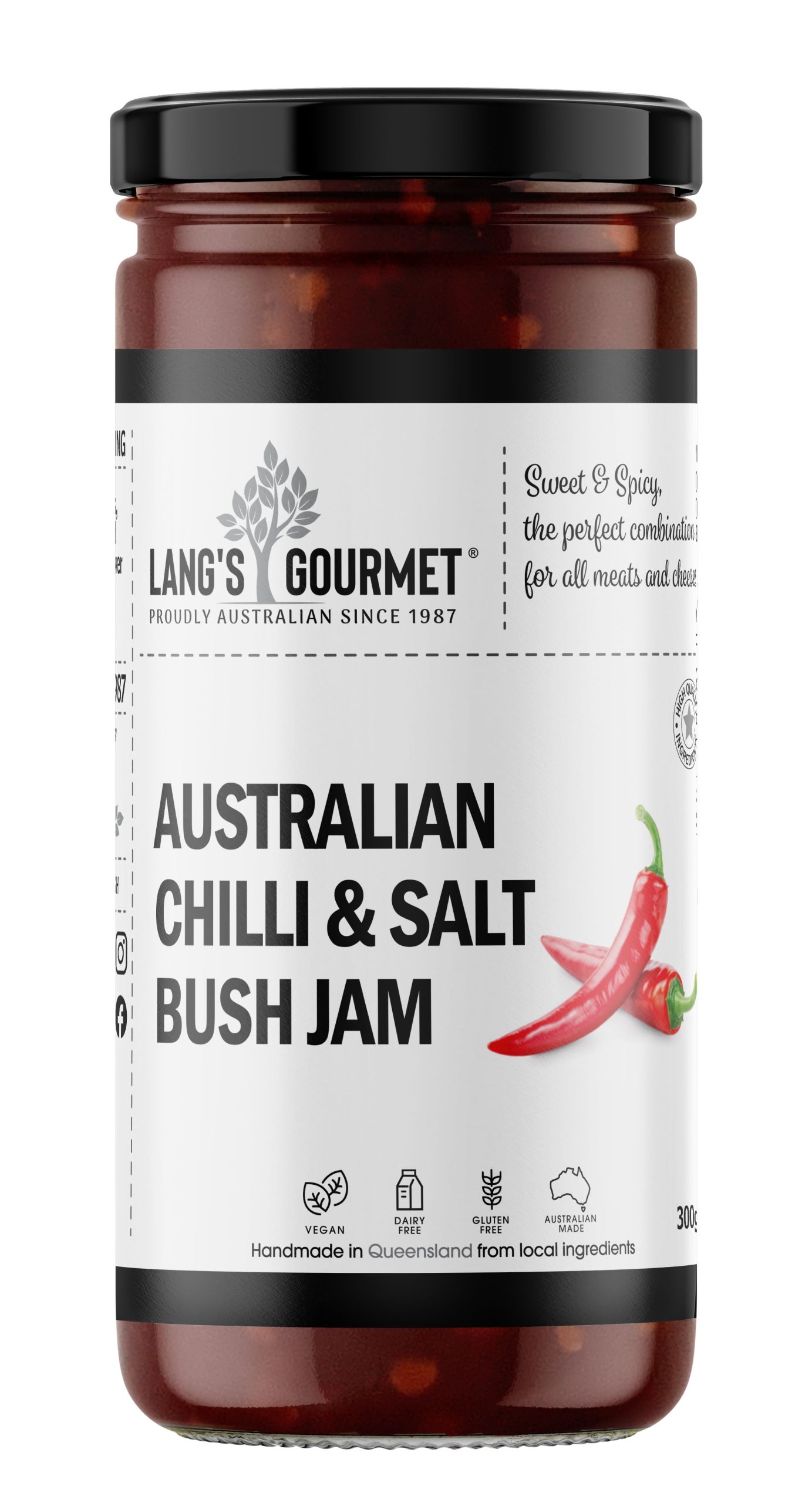 Lang's Gourmet Chilli and Salt Bush Jam | Outback Smoke and Slice