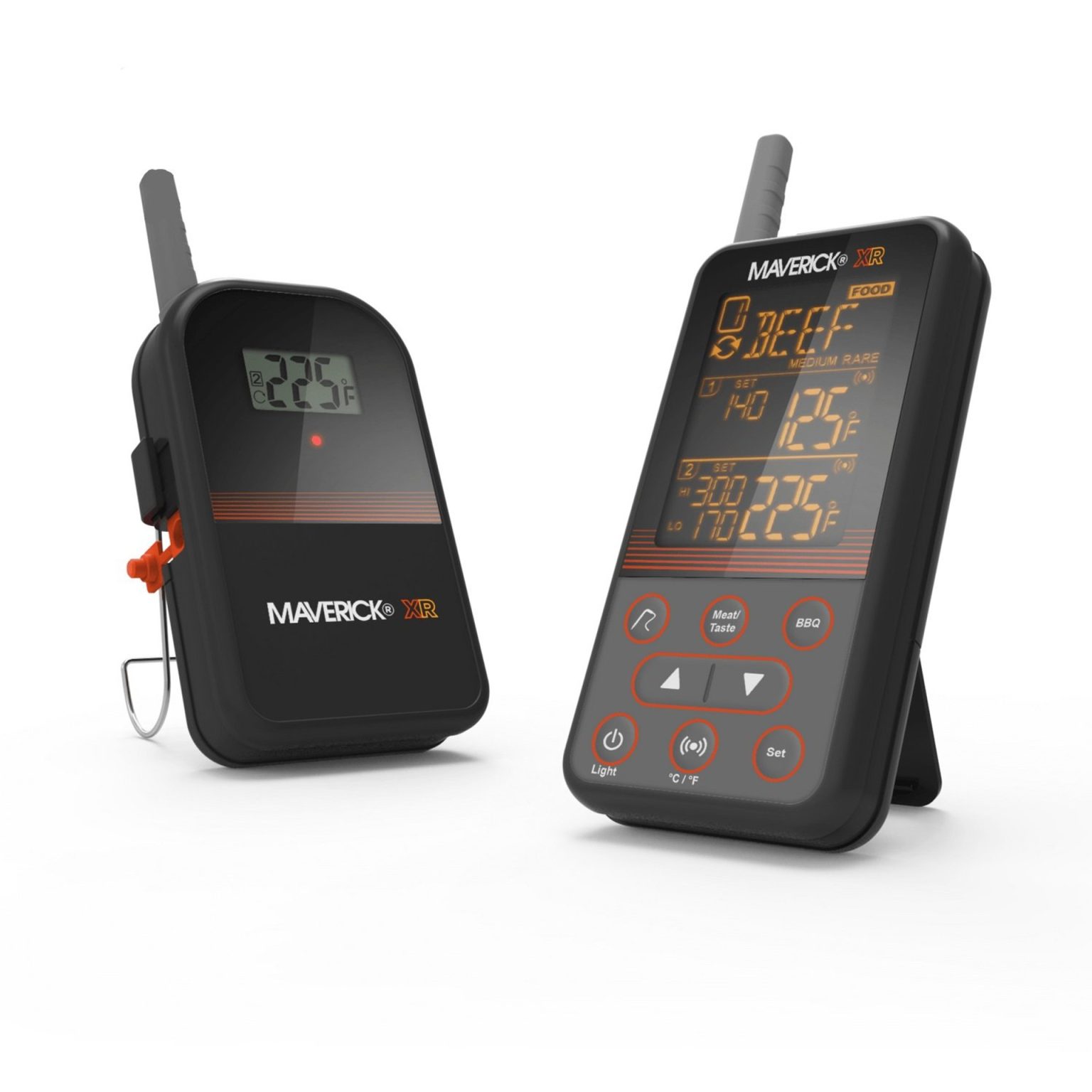 Maverick XR-40 Extended Range Probe Digital BBQ & Meat Thermometer ...
